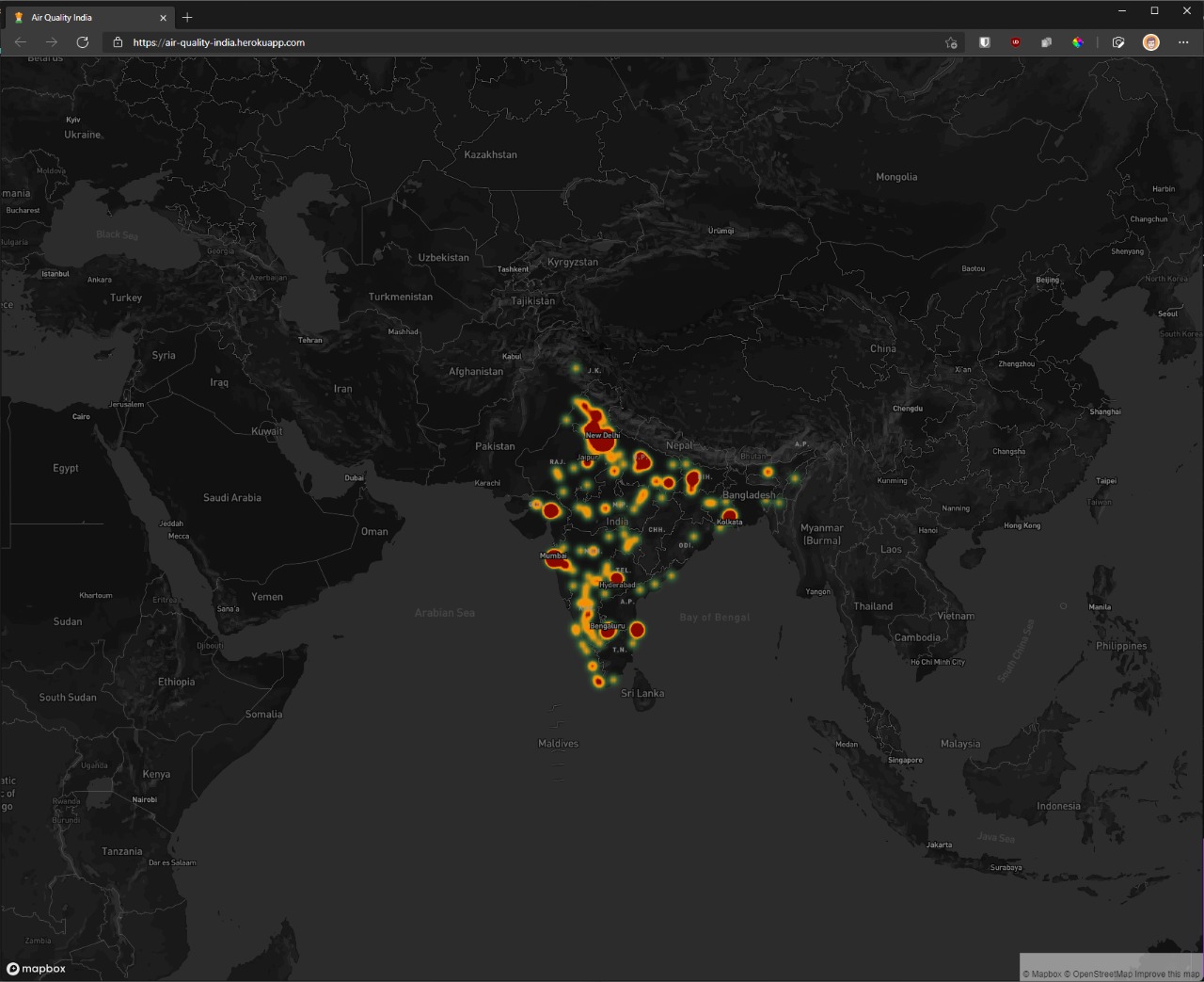 GitHub - AryanJain11/air-quality-visualizer