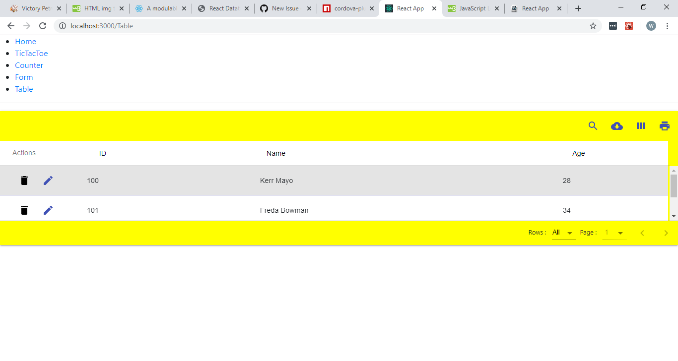 [bug] Building React Datatable Does Not Work With Cordova · Issue 186 · O2xp React Datatable