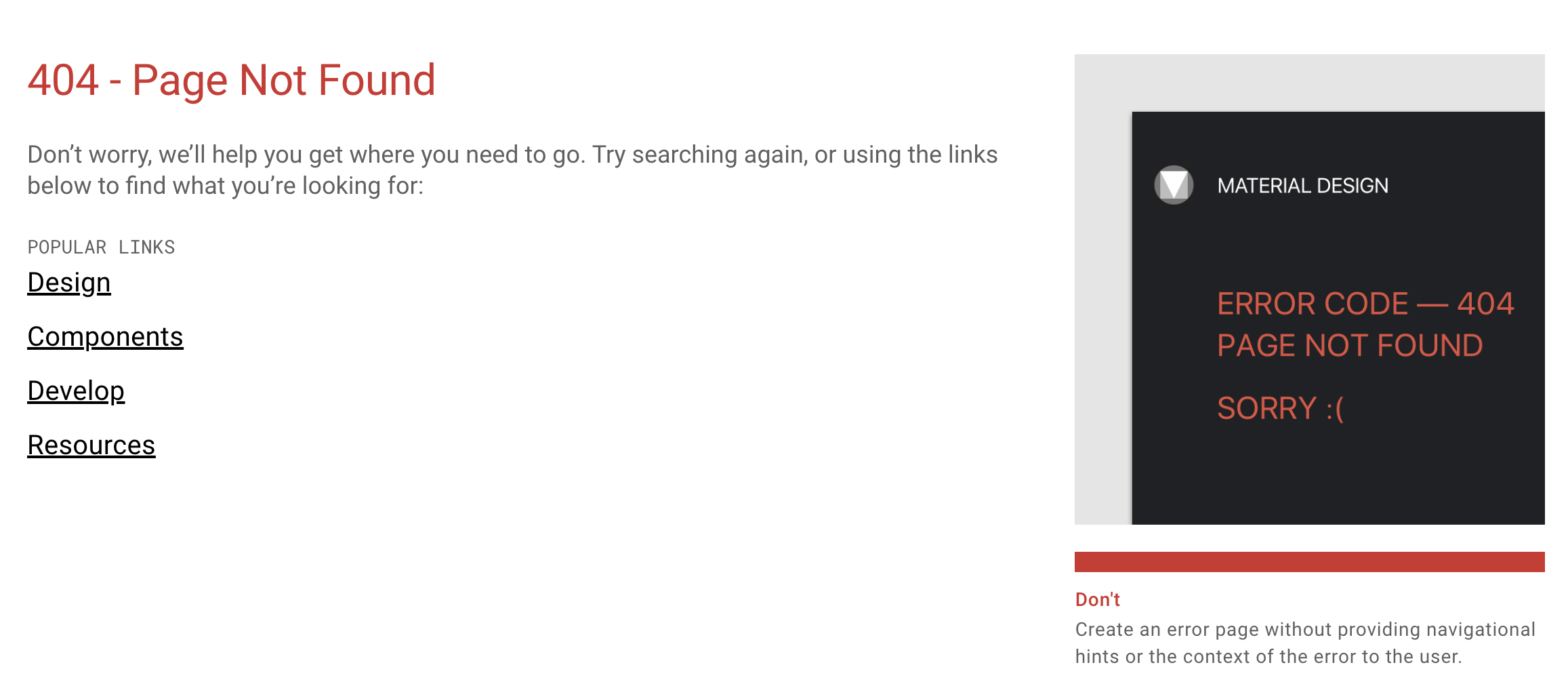 [Pickers] Can't access to android pickers page (status 404) · Issue #1093 · material-components ...