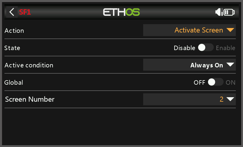 [req] "Special function" to activate telemetry screens · Issue #2248 · FrSkyRC/ETHOS-Feedback ...