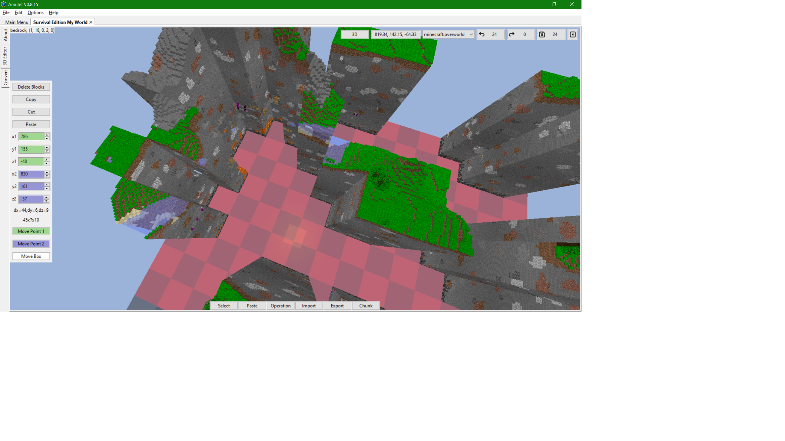 World not loading fully · Issue #478 · Amulet-Team/Amulet-Map-Editor · GitHub