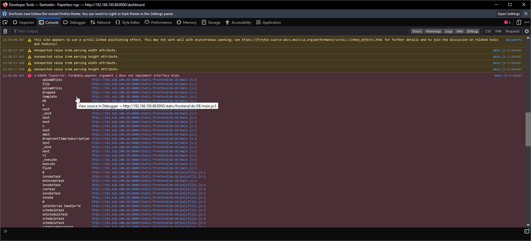 [BUG] Drag&Drop Attachment from Thunderbird · Issue #428 · paperless-ngx/paperless-ngx · GitHub