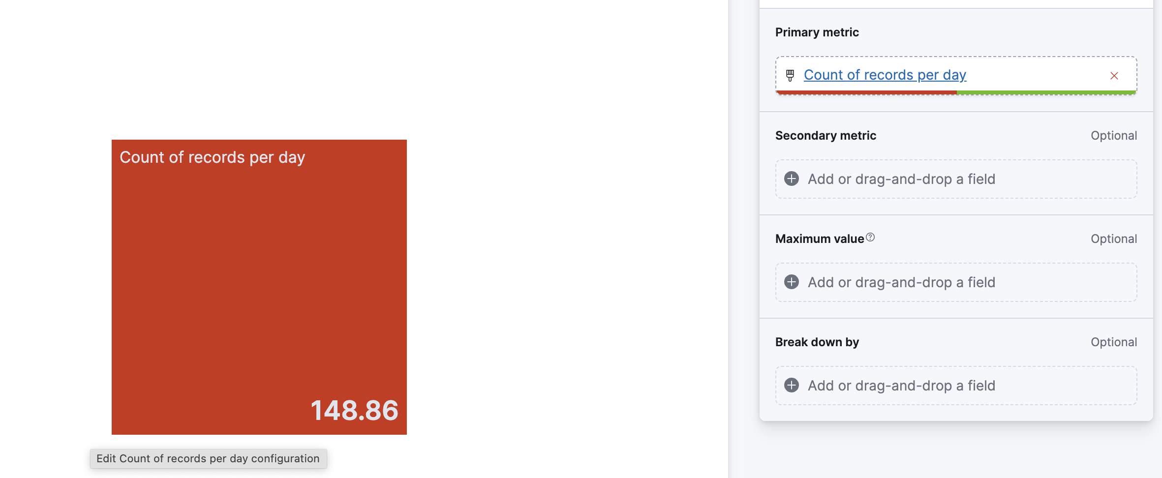 [Lens] [metric visualization] a column normalized by unit doesn't display properly on dashboard ...