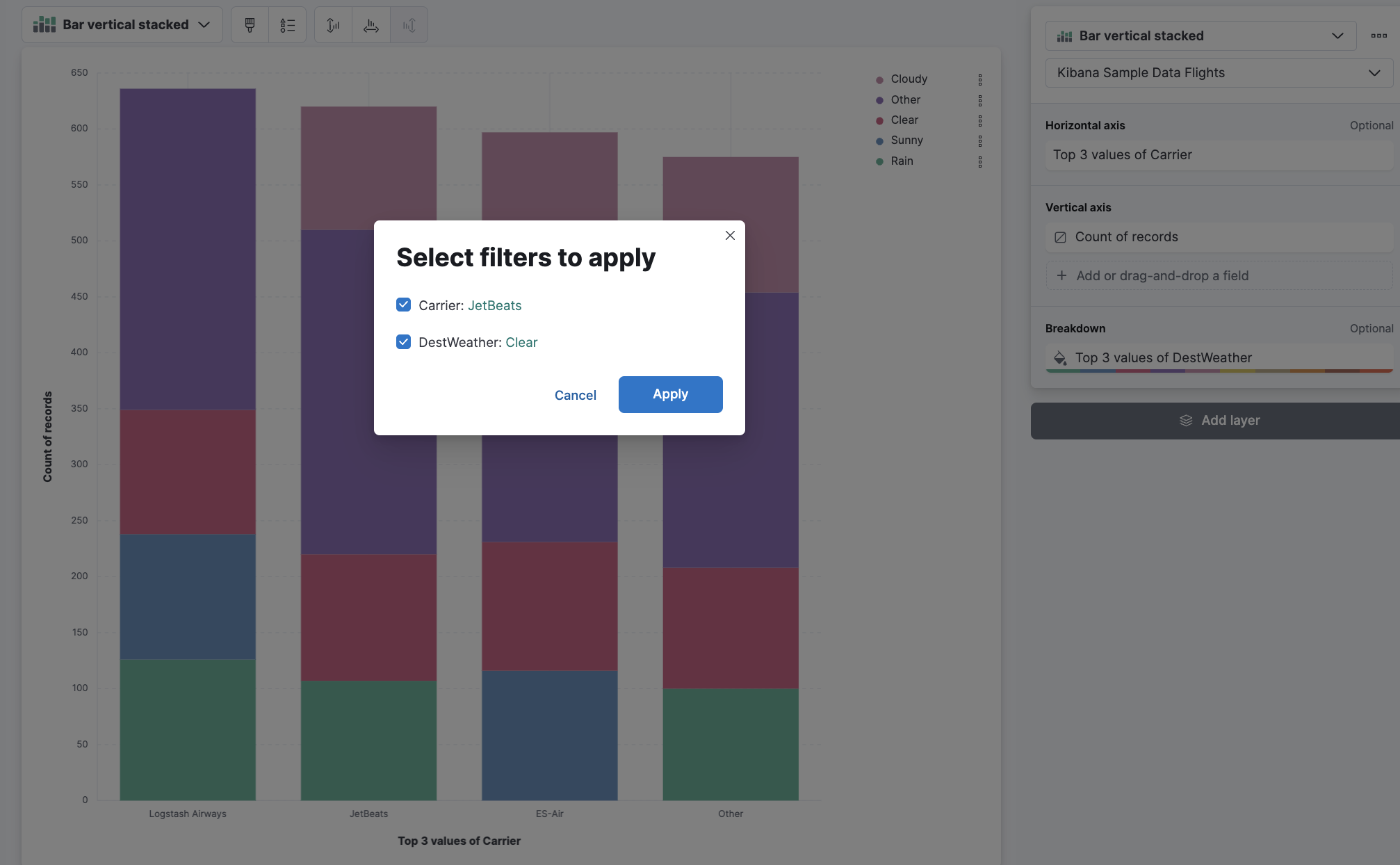 [Lens] Enable fitering multi values with tooltip actions · Issue #150304 · elastic/kibana · GitHub