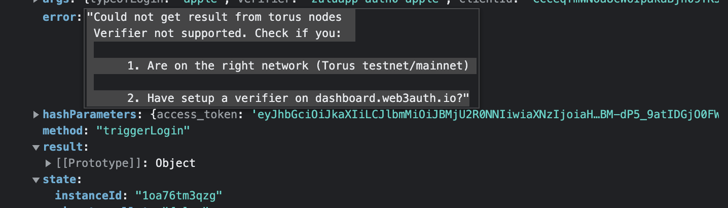 Issue with web3auth and Apple login in mainnet · Web3Auth · Discussion #552 · GitHub