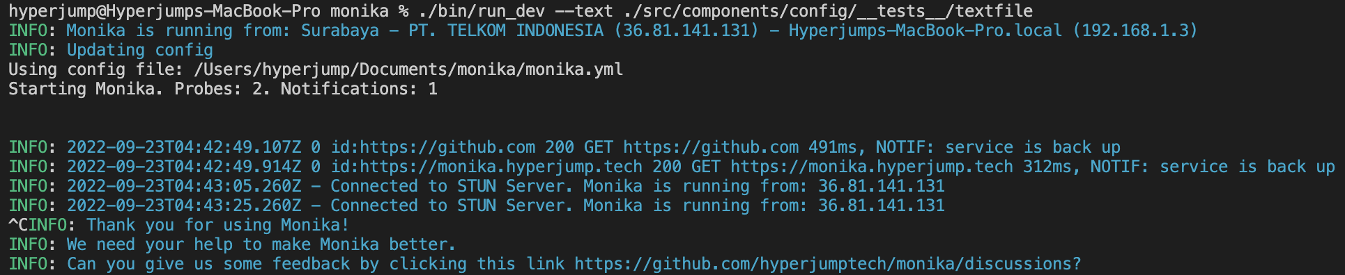 Feat-828/Simple Text File by lukman7788 · Pull Request #888 · hyperjumptech/monika · GitHub