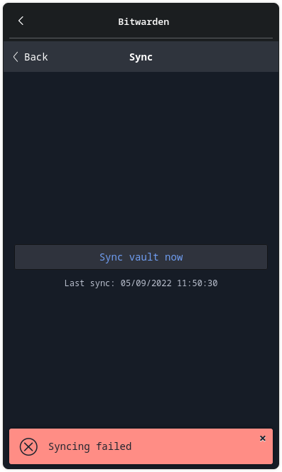 Synchronization fails. · Issue #3446 · bitwarden/clients · GitHub