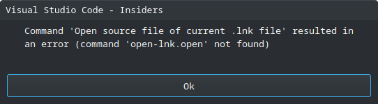 open-lnk.open not found · Issue #3 · lowfront/vscode-windows-lnk · GitHub