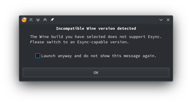 How to remediate `NON_ESYNC_WINE_VERSION` on OpenSUSE TW? · lutris lutris · Discussion #4979 ...