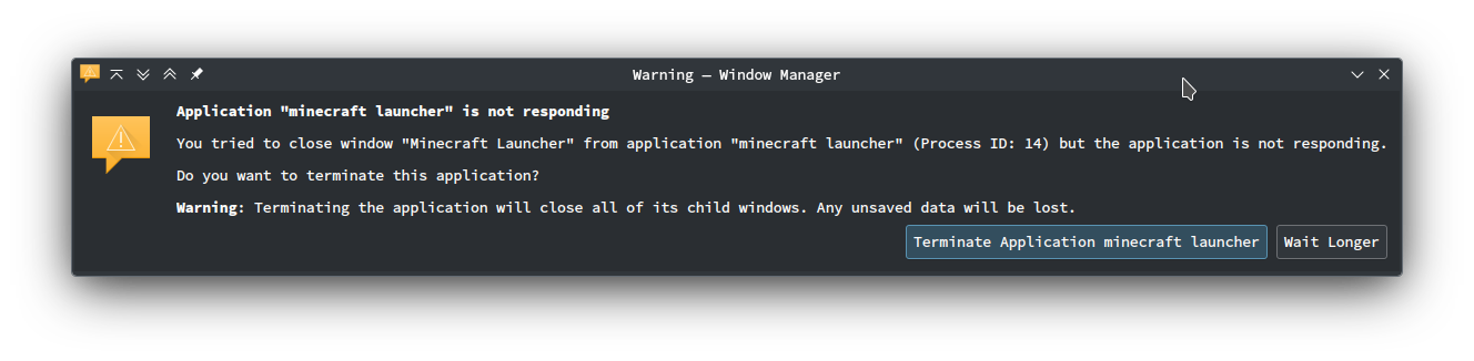 Switching network during snapshot installation hung launcher. · Issue #145 · flathub/com.mojang ...