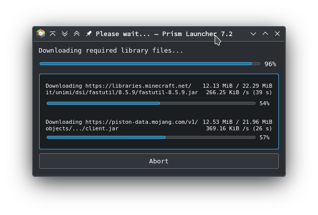 Use table view for `.jar` downloader. · Issue #1598 · PrismLauncher/PrismLauncher · GitHub
