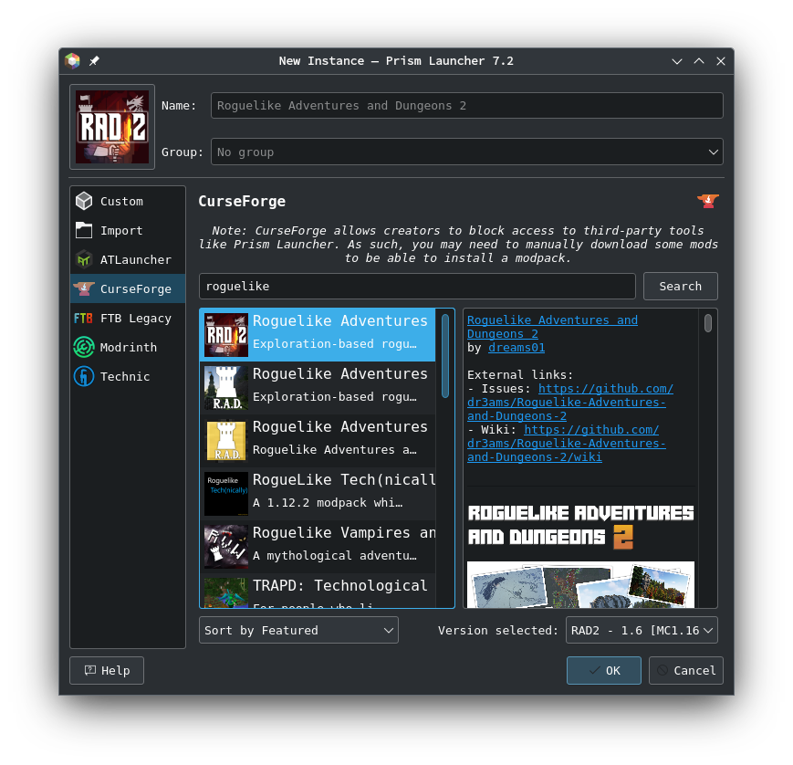Downloading Roguelike mod stalls at 99% indefinitely. · Issue #1646 ...
