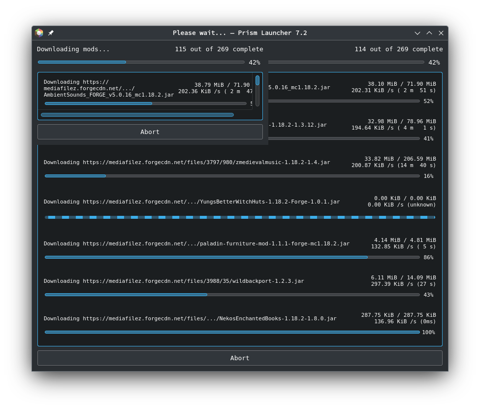 Resizing mod download dialogue causes duplicate rendering. · Issue ...