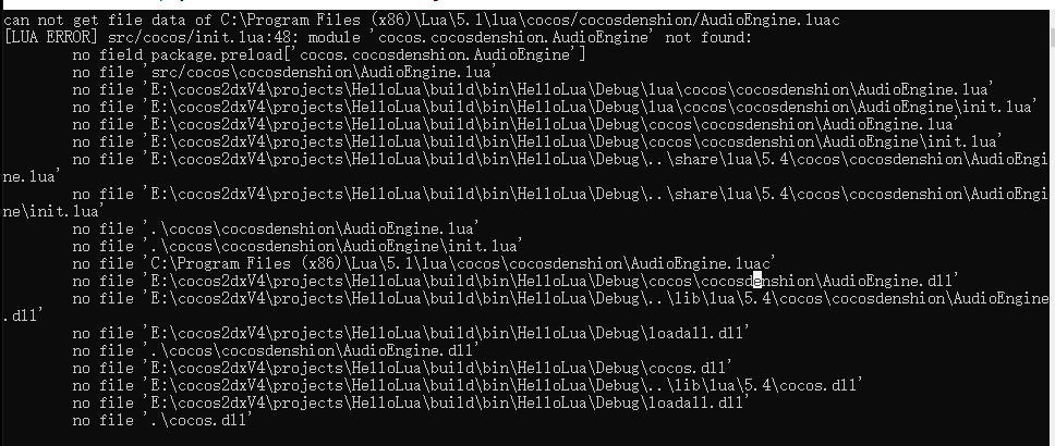 新建的lua工程报错了 · Issue #584 · axmolengine/axmol · GitHub