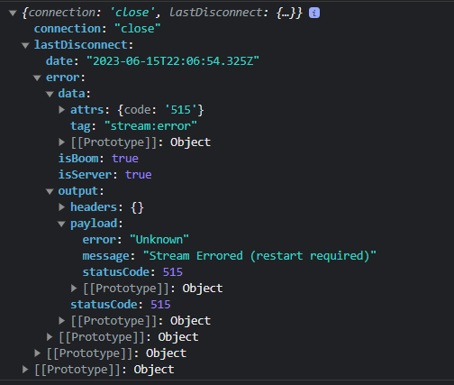 [BUG] "stream errored out" while reading QR or just suddenly! · Issue #107 · WhiskeySockets ...