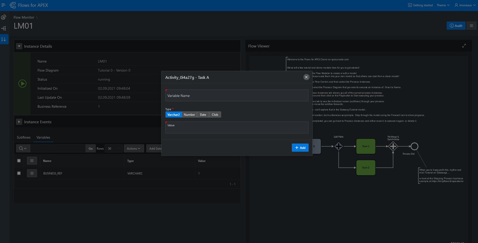 Modal titles (Audit pages) · Issue #286 · flowsforapex/apex-flowsforapex · GitHub