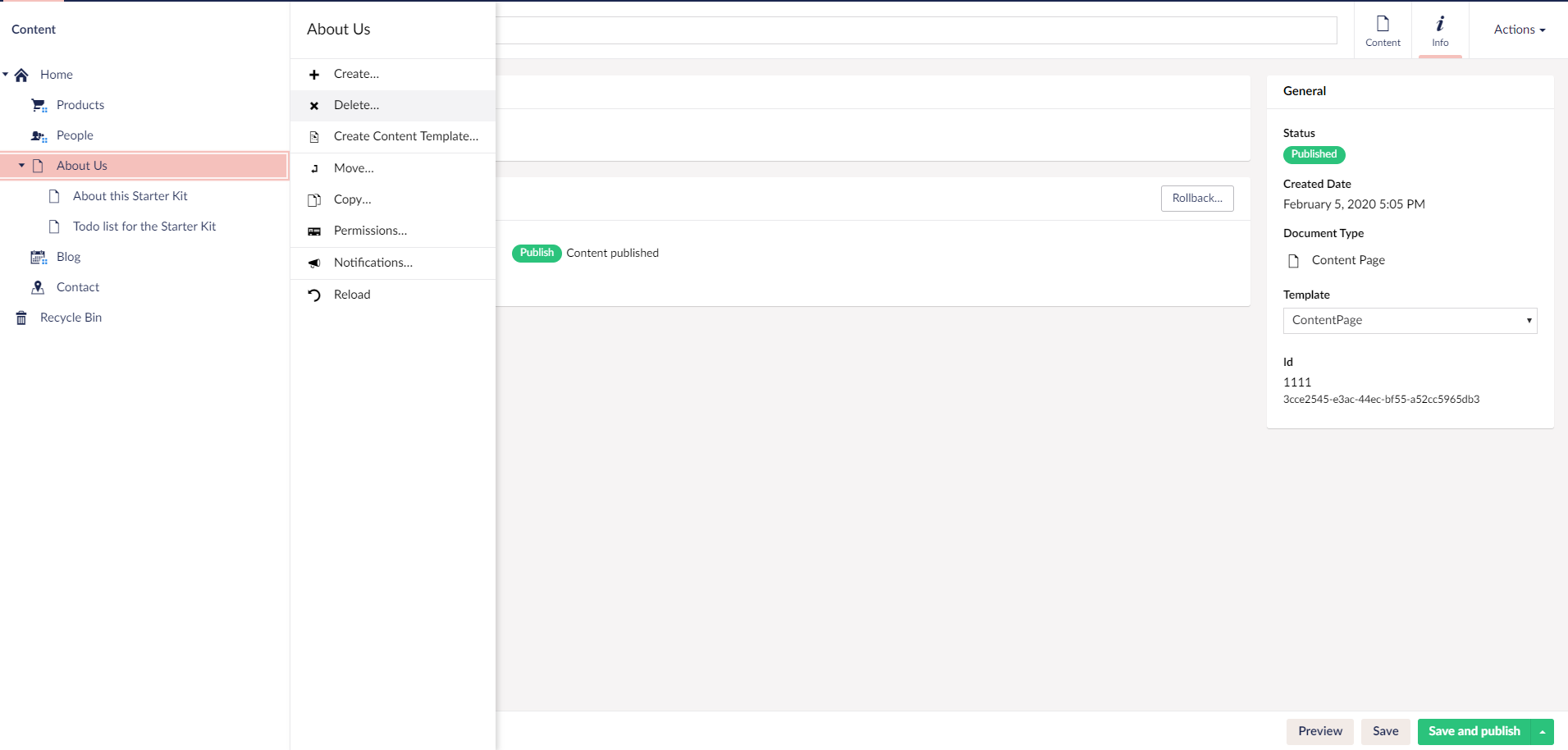 Action menu doesn't inherit from parent · Issue #7587 · umbraco/Umbraco-CMS · GitHub