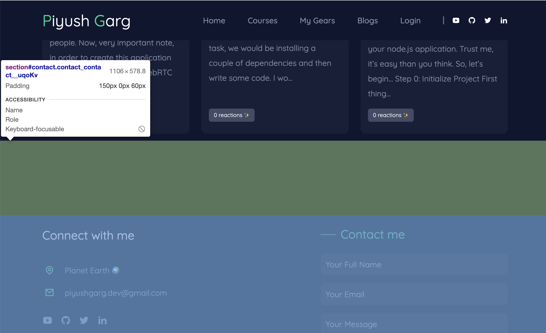 Bug Excessive Blank Space Between Sections Resulting In Increased Scrolling · Issue 422