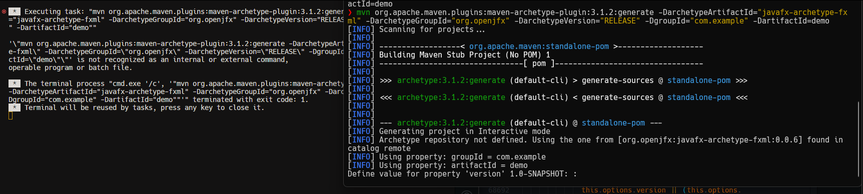 Command-breaking quote usage · Issue #1011 · microsoft/vscode-maven · GitHub