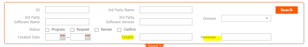 Project List, 3rd Party List > Add watcher search · Issue #817 · fosslight/fosslight · GitHub