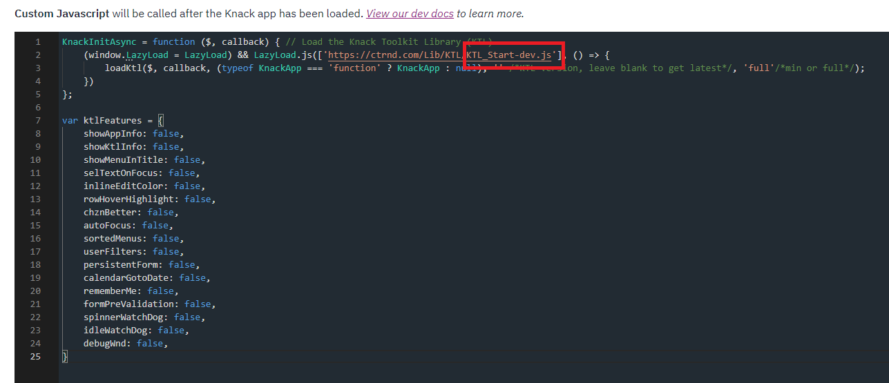 Feature turn off using the simple method is not working · Issue #14 · cortexrd/Knack-Toolkit ...