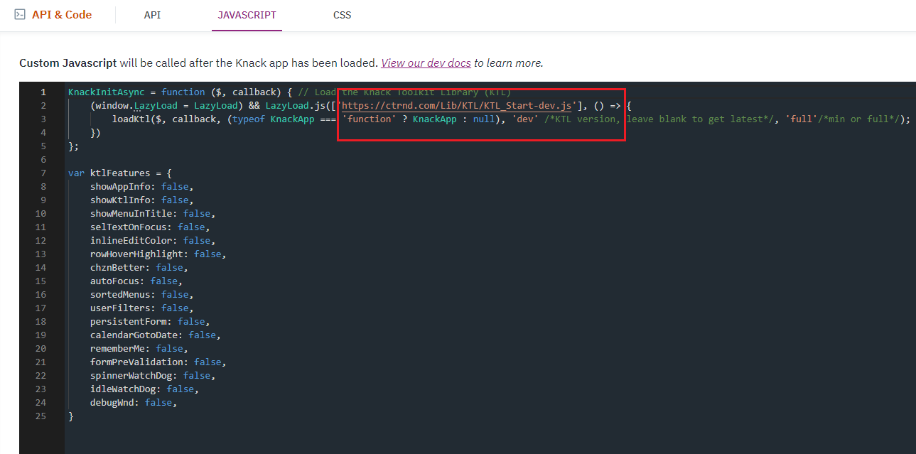 Feature turn off using the simple method is not working · Issue #14 · cortexrd/Knack-Toolkit ...