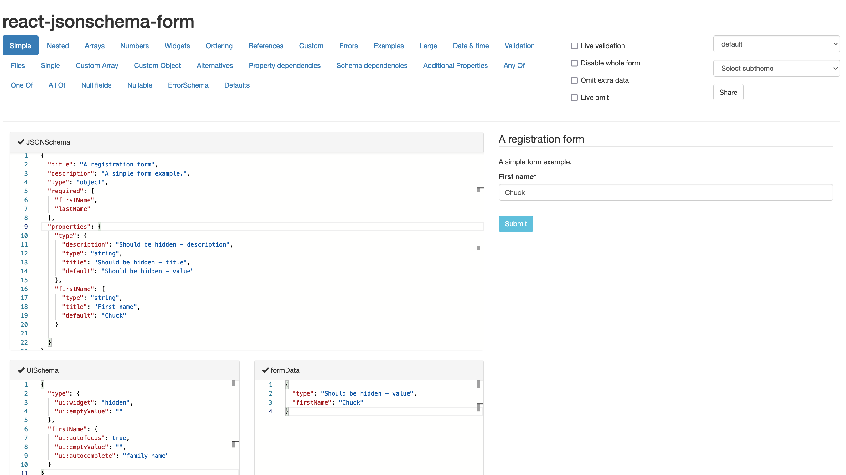 Hiddenwidget Bootstrap4 Theme Still Shows Description Of A Property 8111