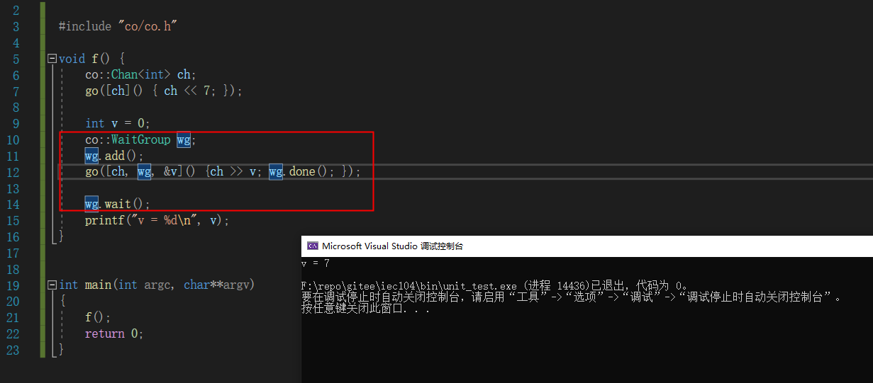 Chan必须在协程中才能>>输出 · Issue #245 · idealvin/coost · GitHub