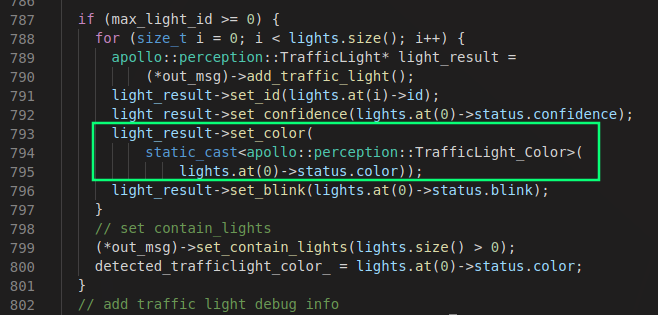 why trafficlights_perception_component.cc out_msg's traffic_light use ...
