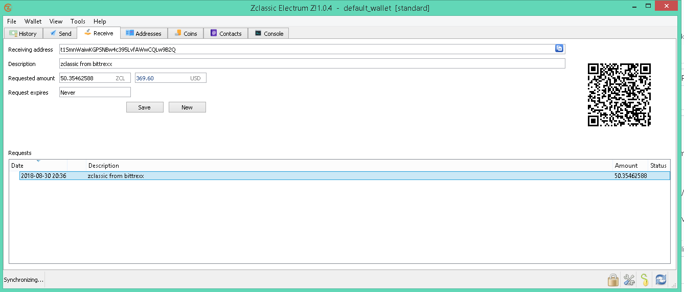 Sent 50 zcl to wallet and its stuck on syncronizing. PLEASE HELP · Issue #177 · z-classic ...