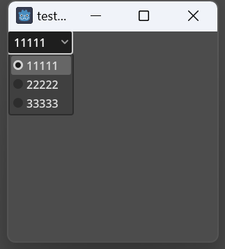 OptionButton is messed with Project Settings of `Always On Top`, `Transparent`, `Embed ...