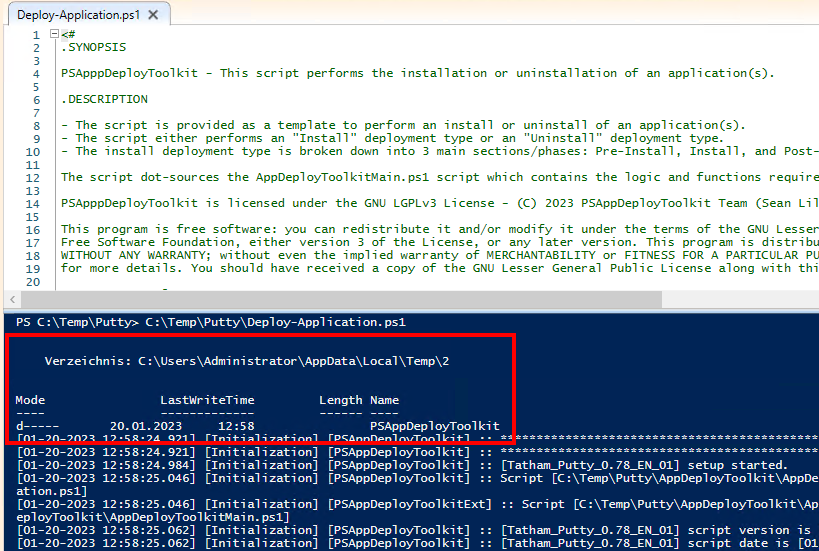 Unaesthetic Console Output On First Run · Issue 739 · Psappdeploytoolkit Psappdeploytoolkit
