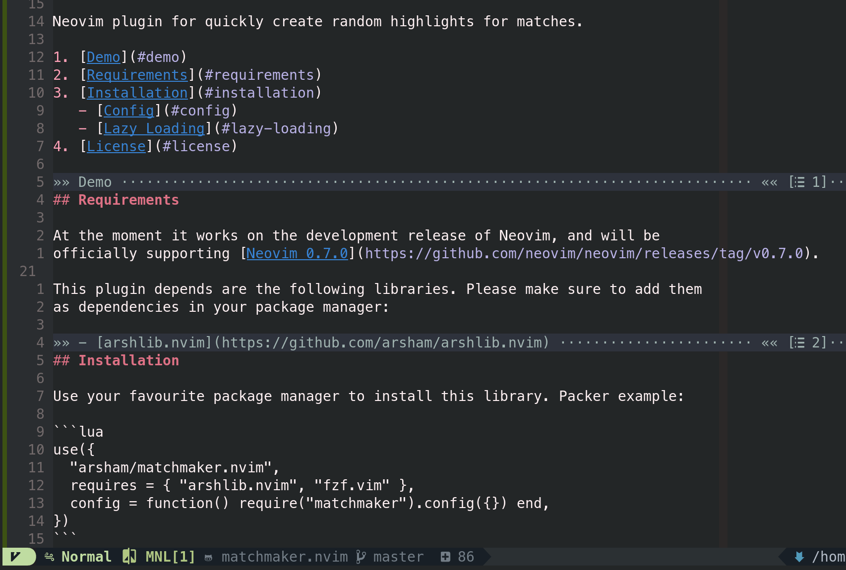 GitHub - arsham/matchmaker.nvim: Neovim plugin for quickly highlighting matches