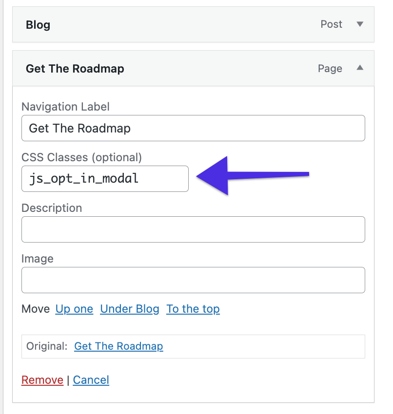 For site navigation, add ability to add a class to the last menu item ...