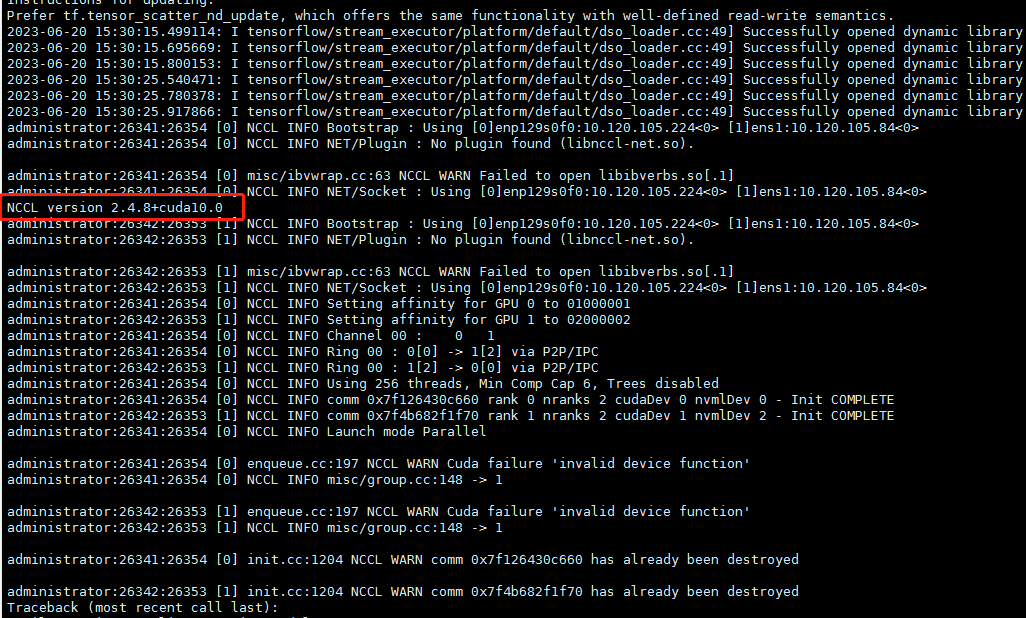 How the NCCL support both TensorFlow1 and TensorFlow2 environments? · Issue #889 · NVIDIA/nccl ...