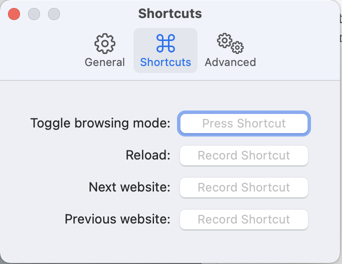 Unable to set keyboard shortcuts · Issue #84 · sindresorhus/Plash · GitHub
