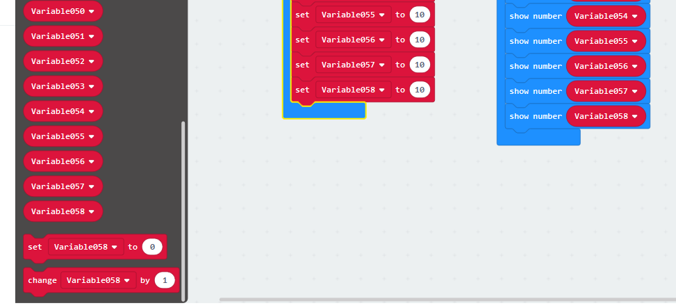 More than 57 variables crashes on loading with sad face 844 · Issue #2398 · microsoft/pxt ...