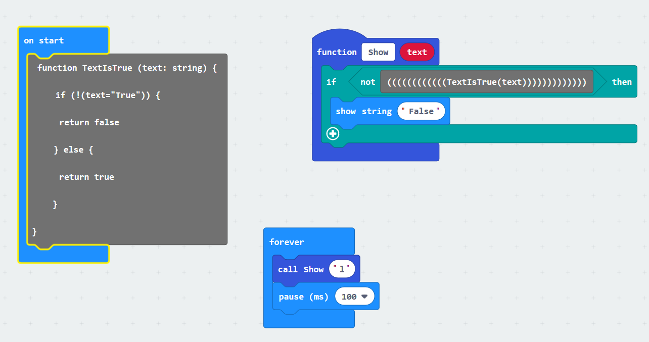 Switching between Jacascript and blocks adds parentheses in expression ...