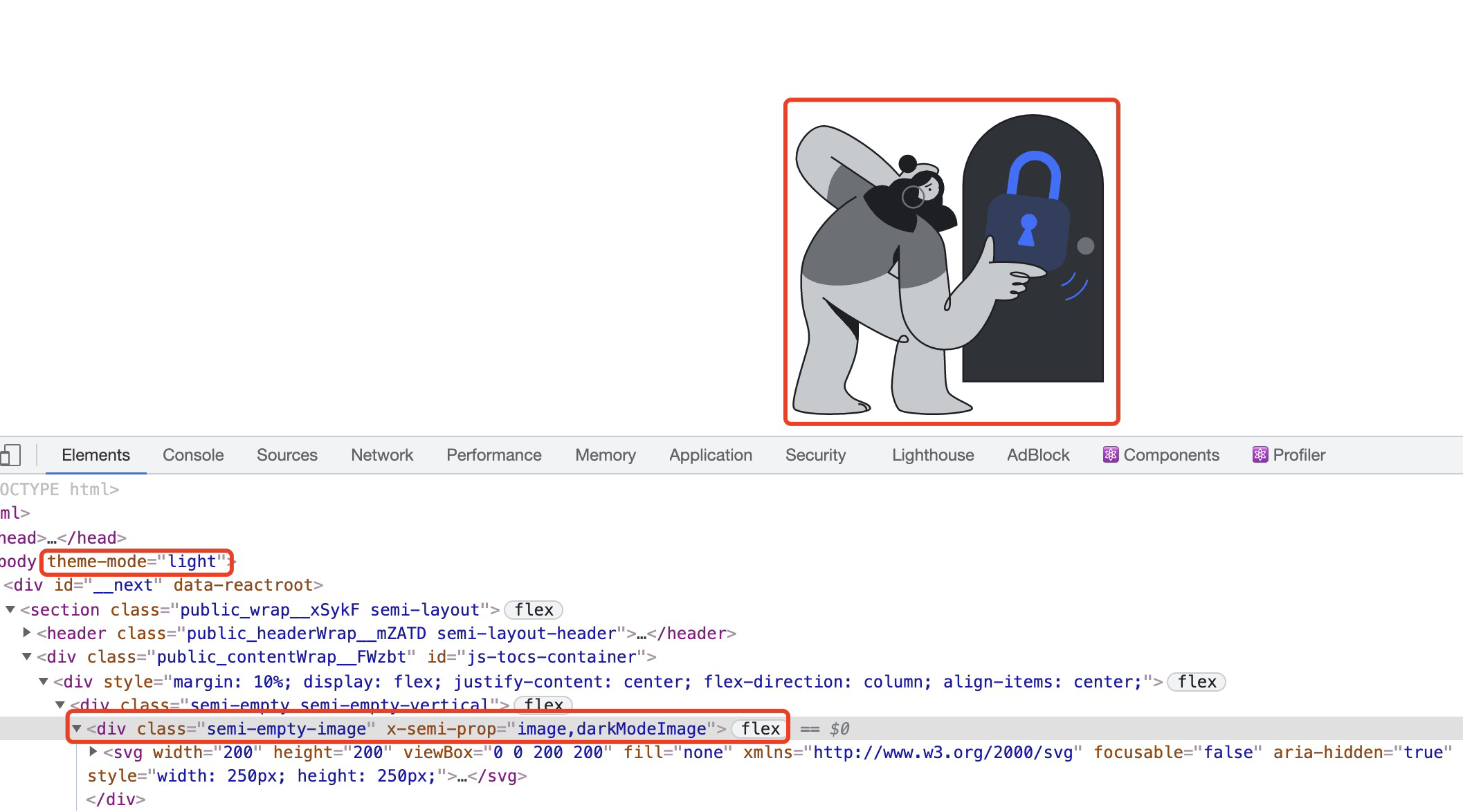 [BUG] Empty组件在2.16.1版本image，darkModeImage都设置的情景下浅色模式使用darkModeImage ...