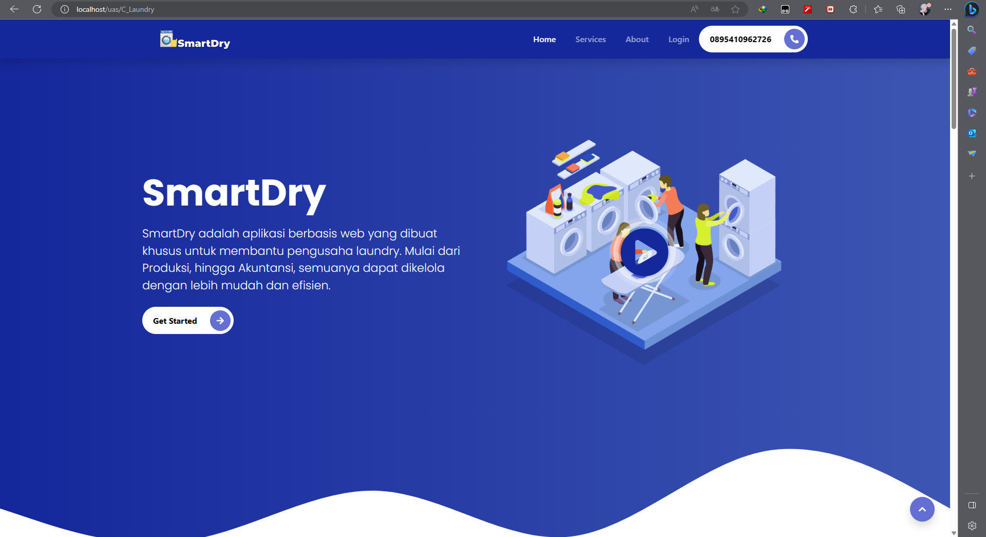 GitHub - Rizprtm/SmartDry: Sistem Informasi Laundry