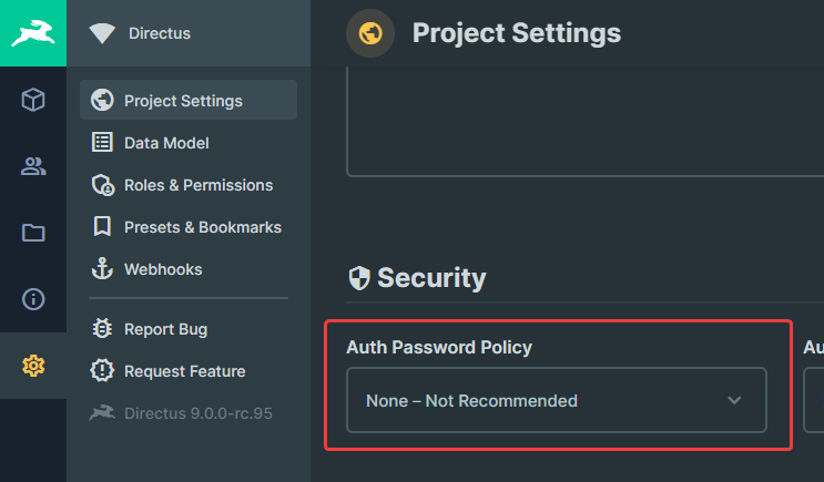 Registration with password that doesn't match policy crashes server · Issue #8521 · directus ...