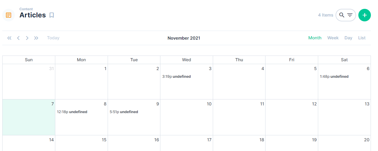 Use plain text displays in calendar layout · Issue #9560 · directus ...