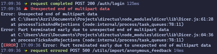 File import endpoint can crash the application on certain invalid request · Issue #12205 ...