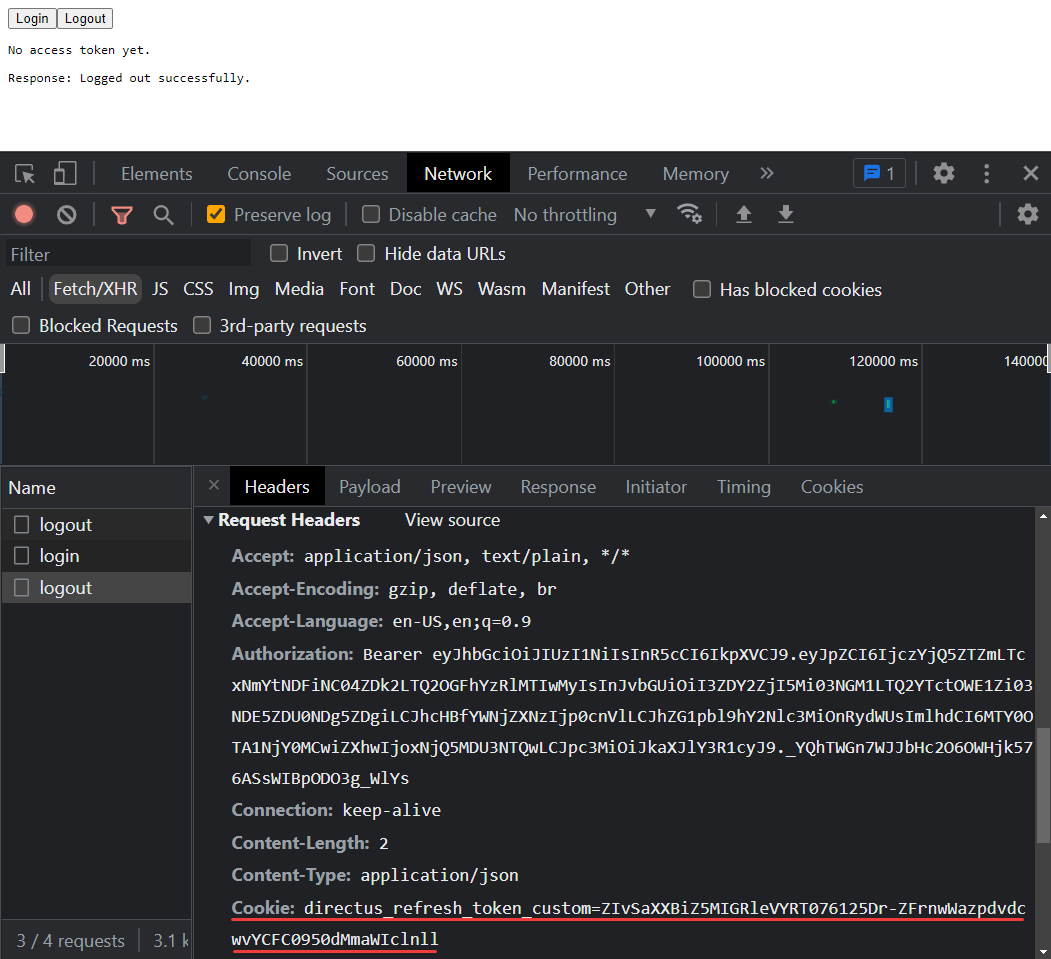 Custom Refreshtokencookiename Prevent To Logout In Cookie Mode With Sdk · Issue 12458