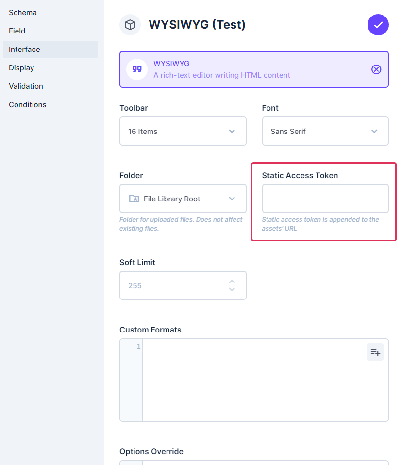 WYSIWYG field in Directus Cloud does not display, · Issue #13975 ...