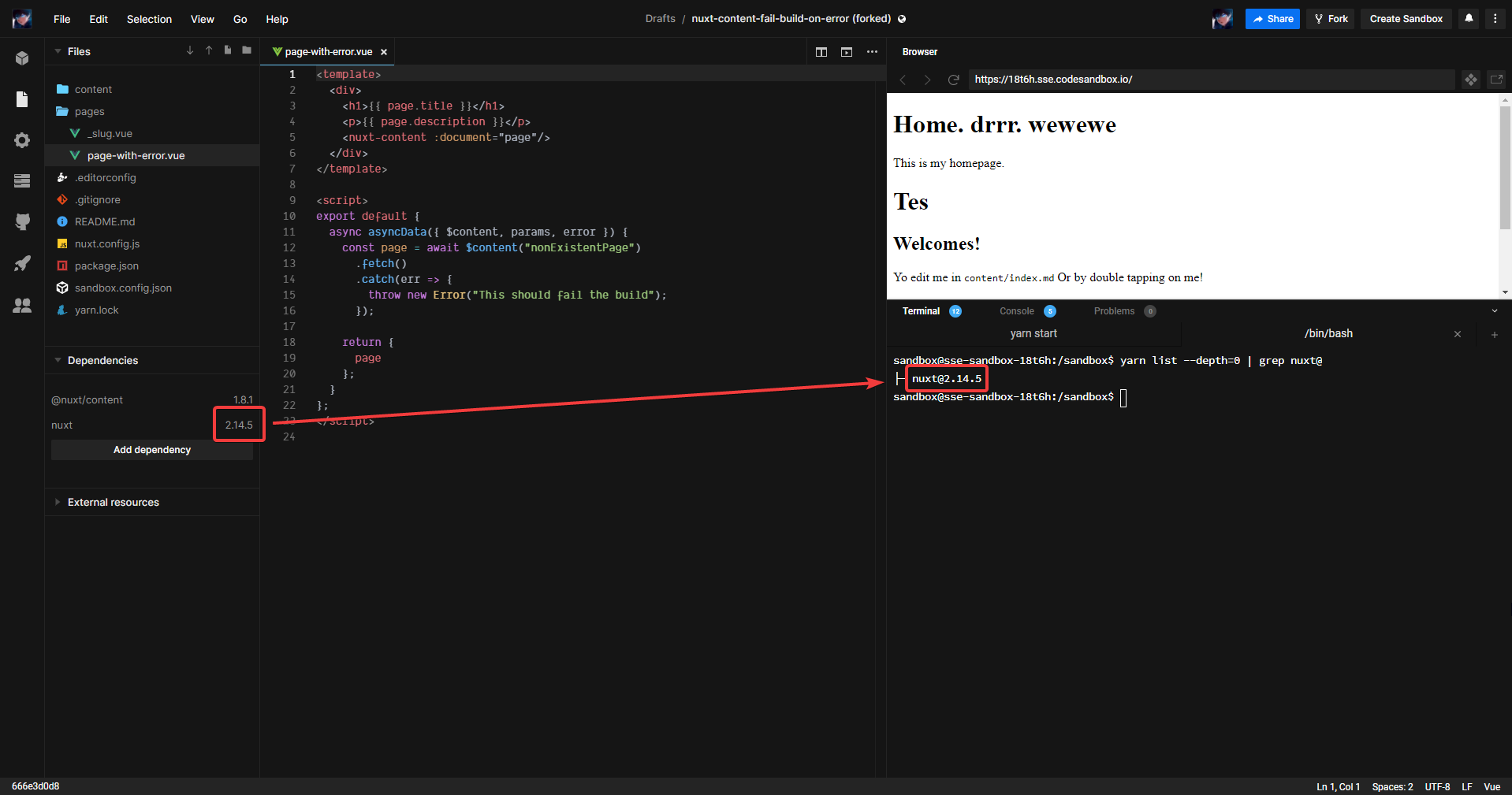 Build Does Not Fail On Error · Issue 456 · Nuxtcontent · Github