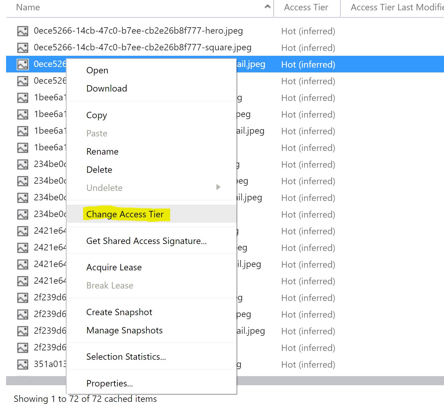 Batch Update Access Tier · Issue #591 · microsoft/AzureStorageExplorer · GitHub