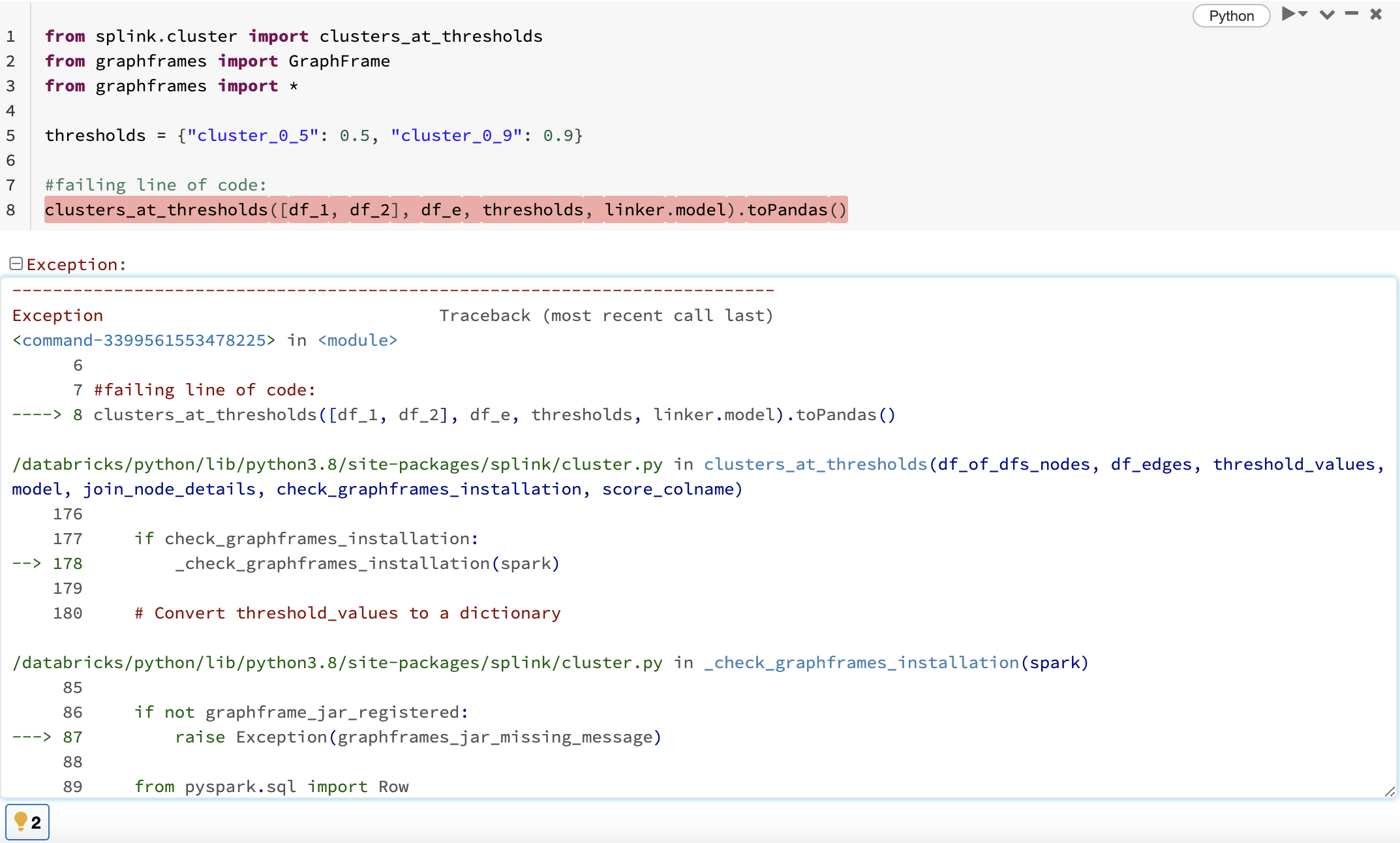 Cannot find graphframes jar when running code on databricks · Issue #266 · moj-analytical ...