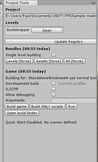 I can find the game · Issue #24 · Unity-Technologies/FPSSample · GitHub