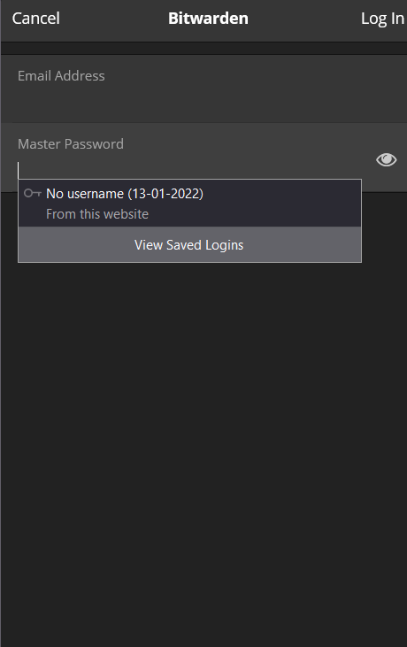 Generated password always filled at the Master Passowrd/pin location · Issue #2270 · bitwarden ...